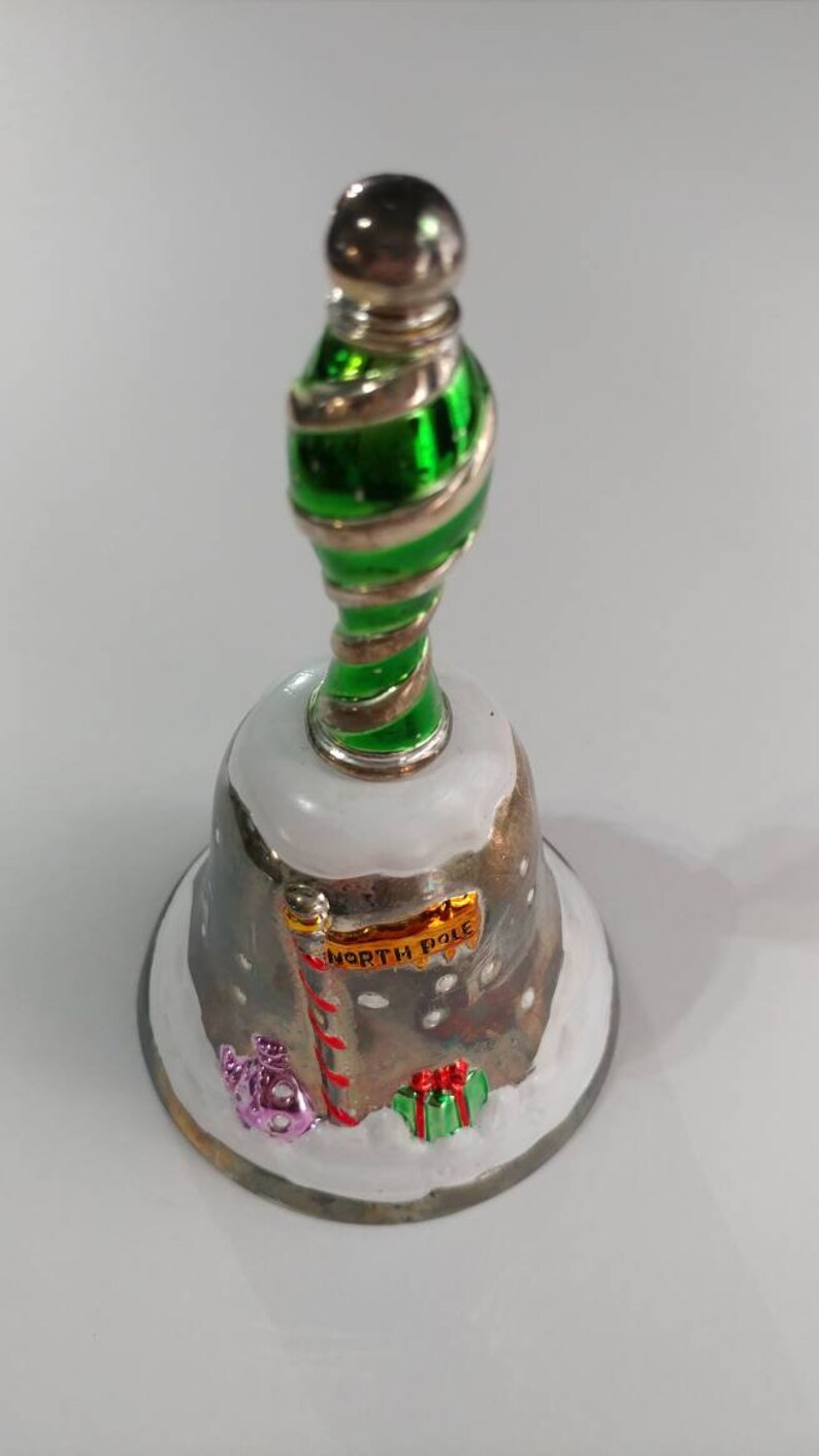 Silver Plated Santa Claus Bell Holiday Collection by Godinger Christmas ...