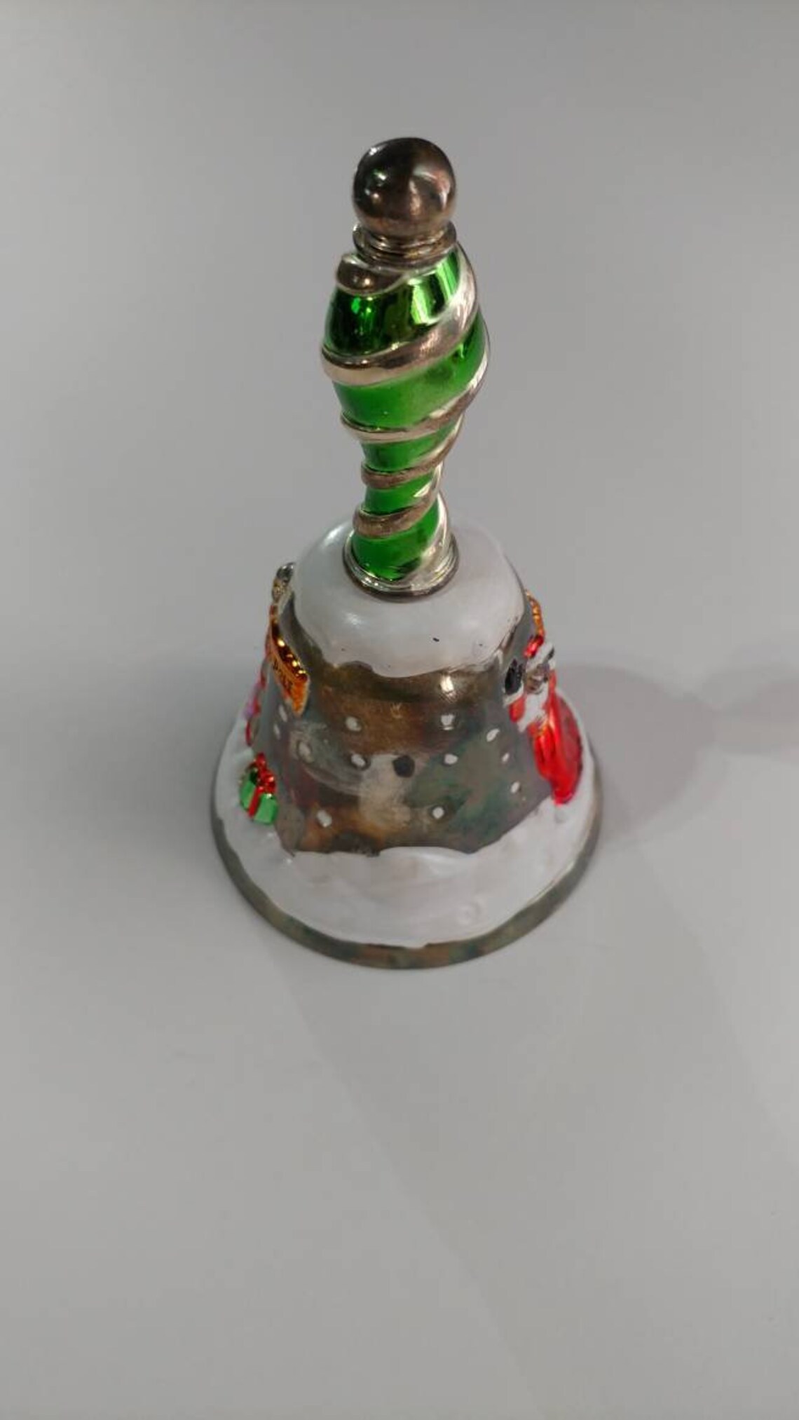 Silver Plated Santa Claus Bell Holiday Collection by Godinger Christmas ...