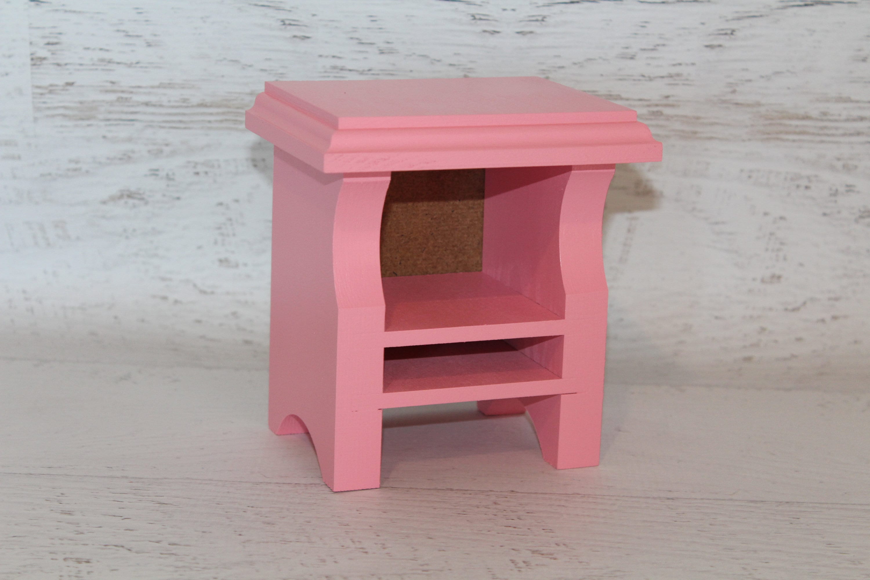 Handmade Pink Nightstand for 18 Doll, Wood Furniture - Etsy