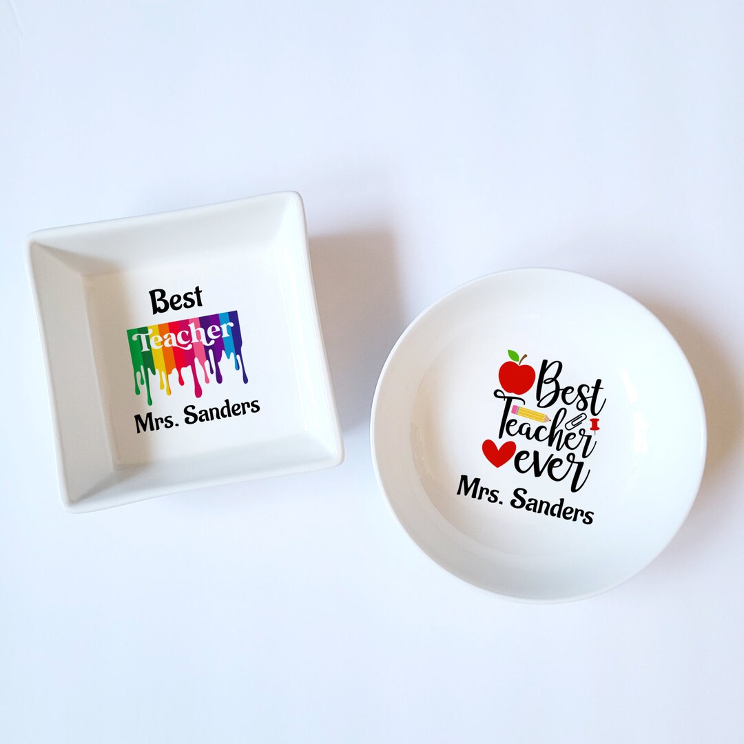 Personalized Best Teacher Appreciation Gift - Push Pins Paper Clips ...
