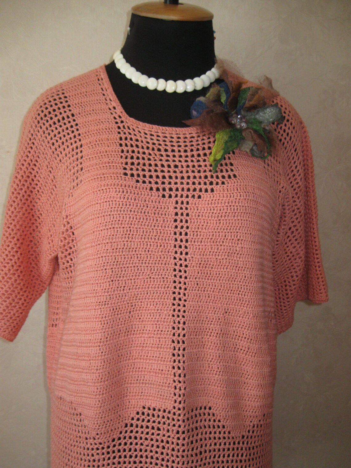 Handmade. Tunic Crochet. Cotton. Women's Tunic - Etsy