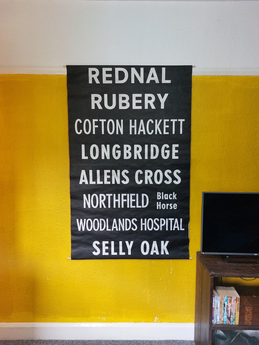 Vintage Transport (bus) Destination Wall Hanging. Wall Art. Poster ...