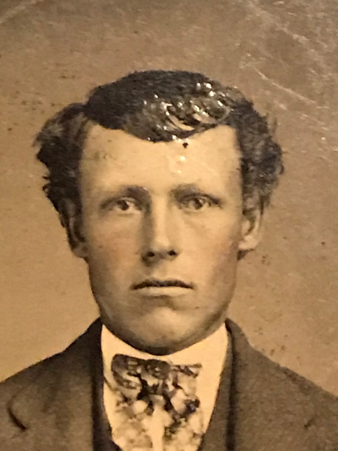 FREE GLOBAL DELIVERY - Antique Tin Type Photograph. Image of Victorian ...