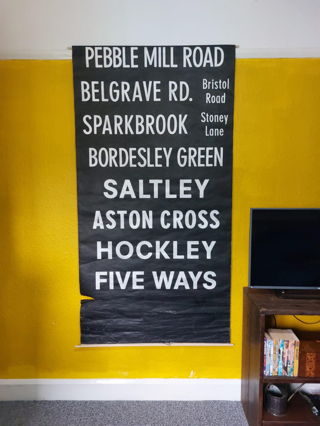 Vintage Transport (bus) Destination Wall Hanging. Wall Art. Poster ...