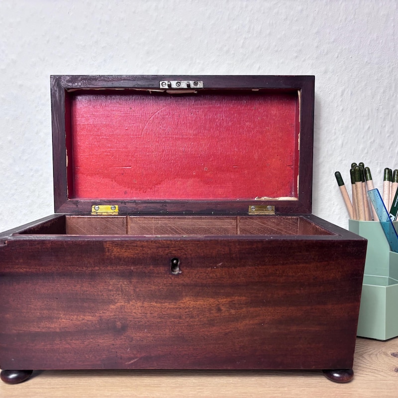 Wooden Tea Chest - Etsy UK