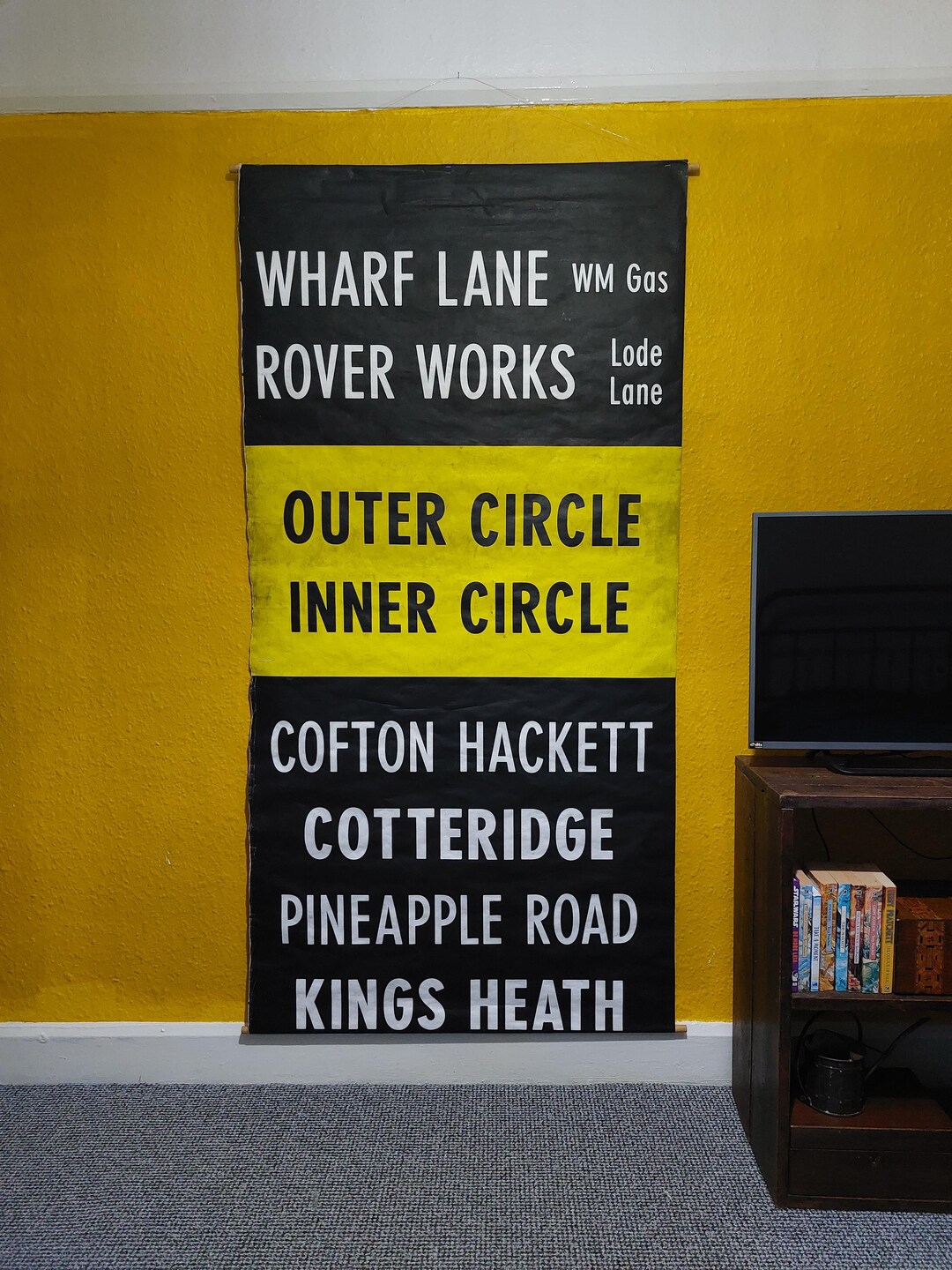 Vintage Transport (bus) Destination Wall Hanging. Wall Art. Poster ...