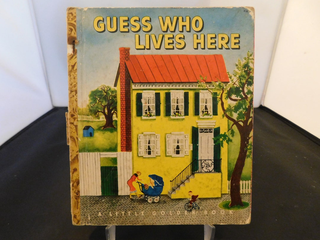 Little Golden Book guess Who Lives Here 1949 Fourth Edition by Louise ...