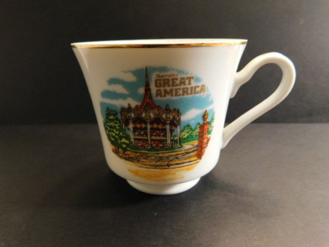 Souvenir Tea Cup From Marriott's Great America Amusement Park 1970's ...