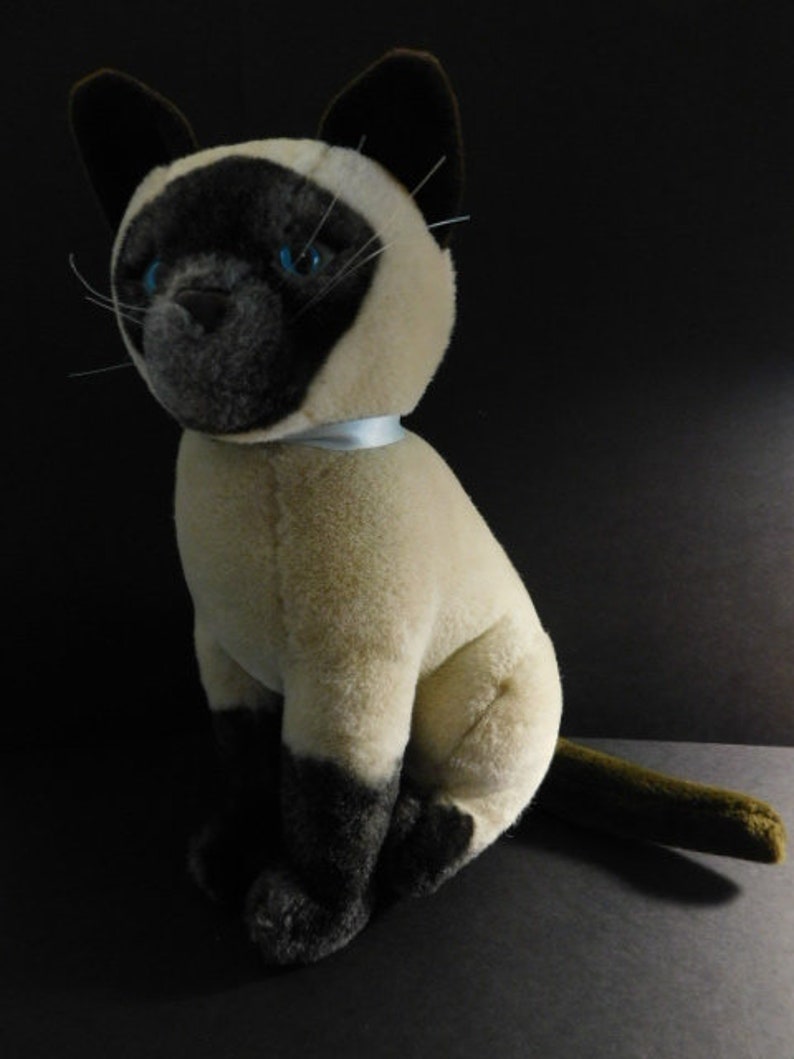 Adorable Stuffed Animal Siamese Cat Plush Toy 1989 DAKIN - Etsy