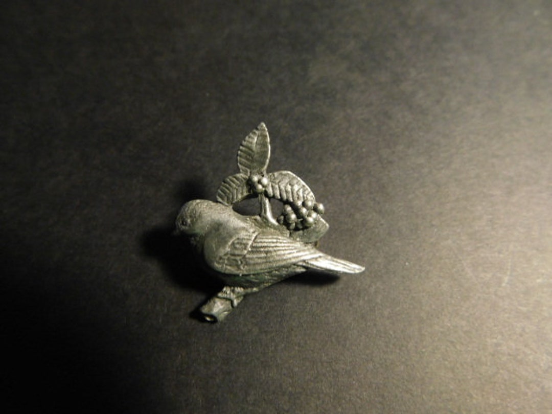 Super Cute Small Metal Unisex Bird Scatter Pin by BIRDS & BLOOMS 2002 ...