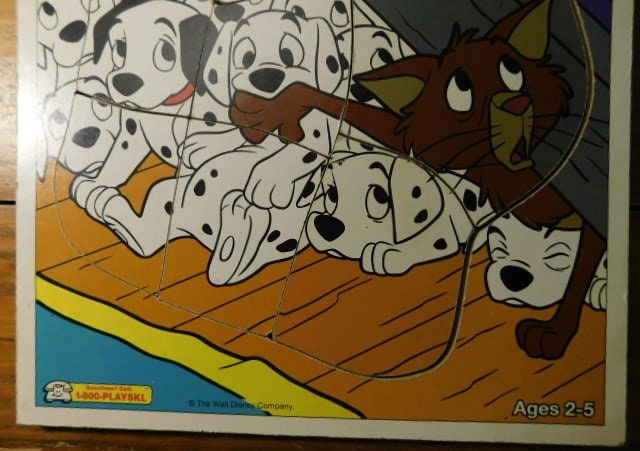 Walt Disney's 101 Dalmatians hiding From - Etsy