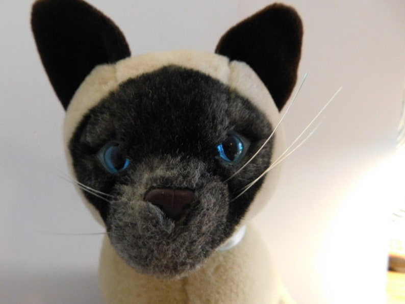 Adorable Stuffed Animal Siamese Cat Plush Toy 1989 DAKIN - Etsy