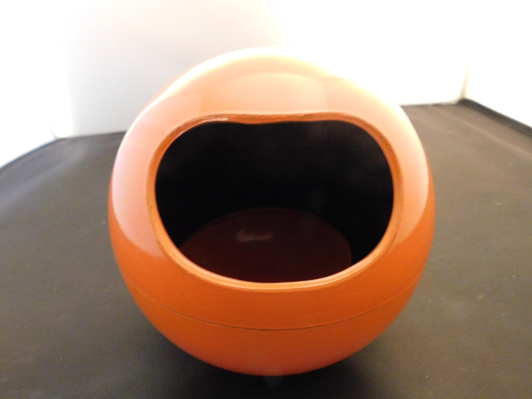 Ultra Cool Orange Sphere With Four Small Snack Dishes by Fred Roberts ...
