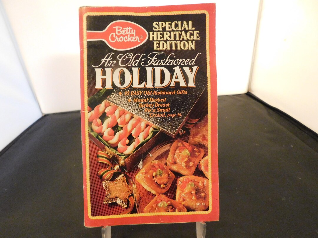 Betty Crocker Cookbook "an Old Fashioned Holiday " Special Heritage ...