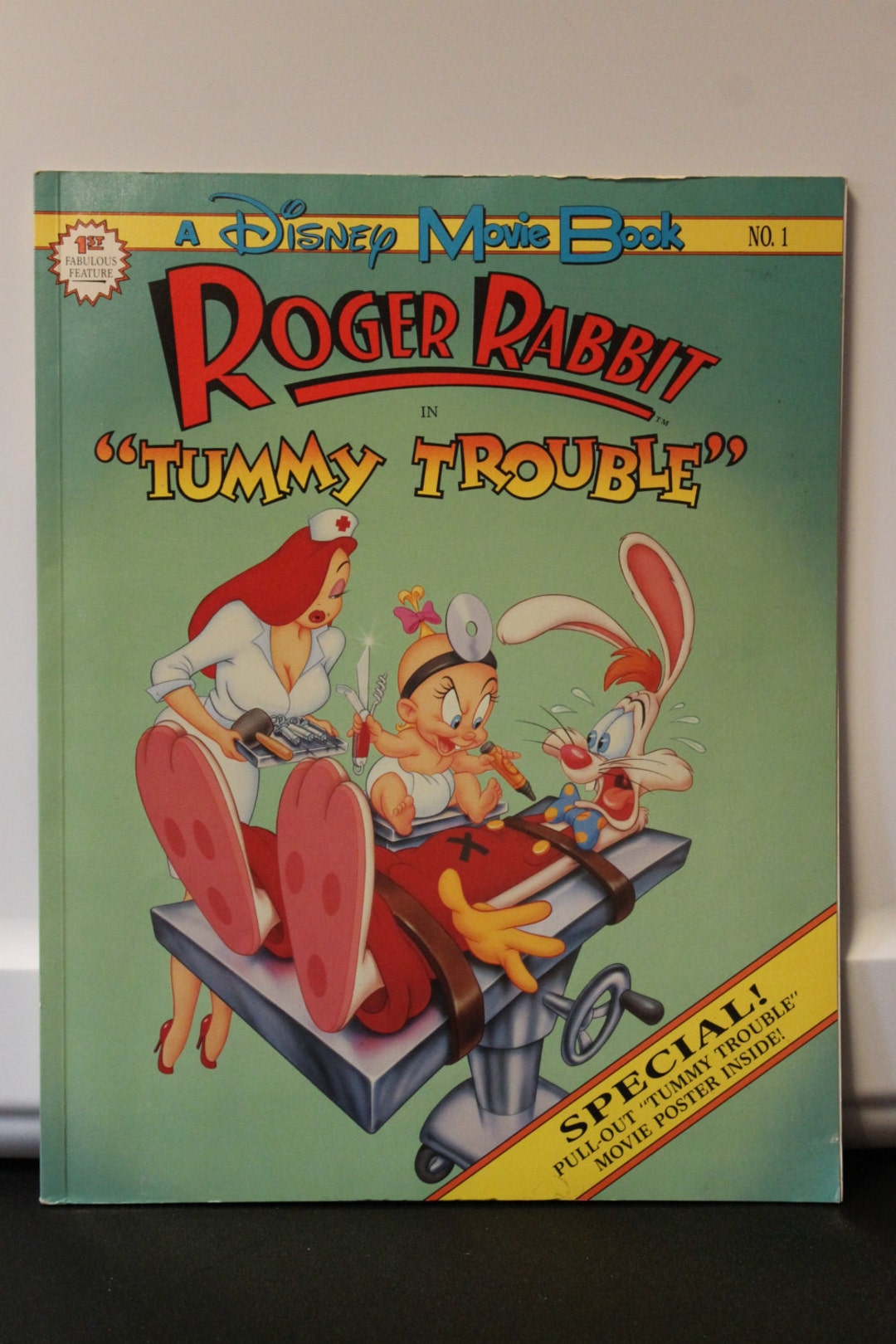Ultra Cool Vintage Roger Rabbit tummy Trouble - Etsy