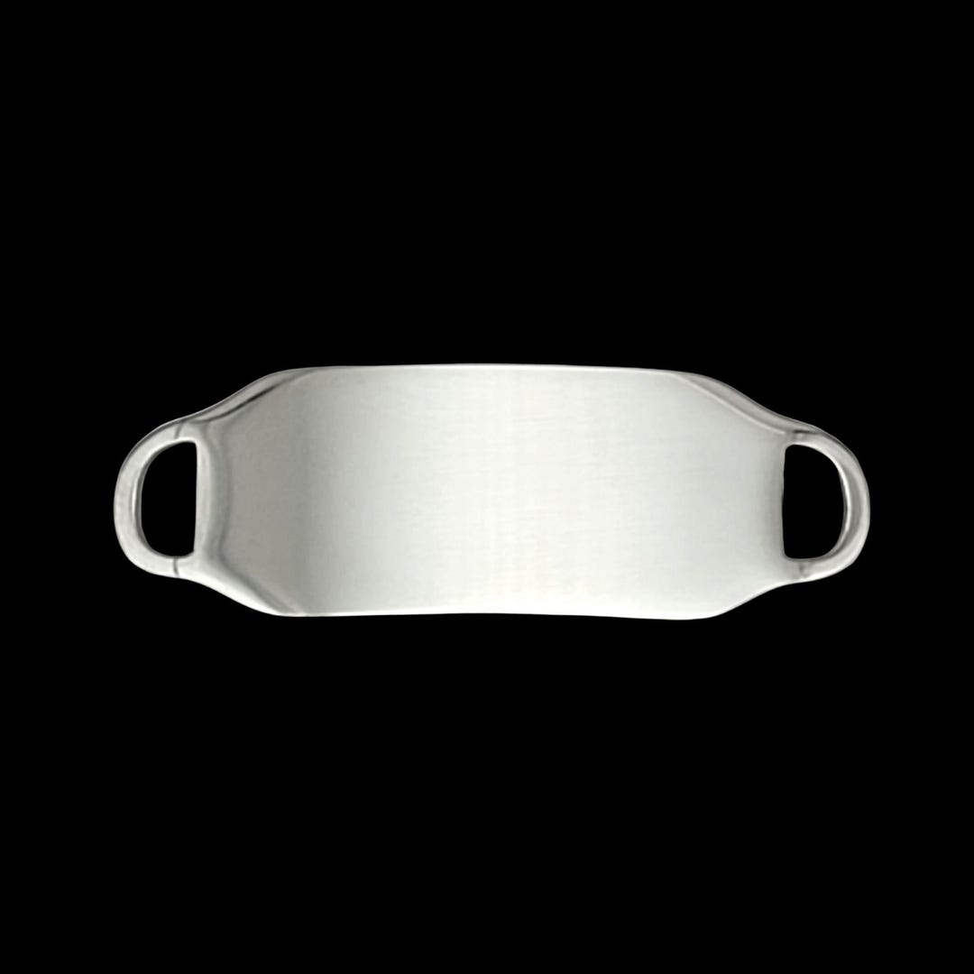 Engraved Stainless Steel ID Tags for Custom Bracelets and Personalized ...