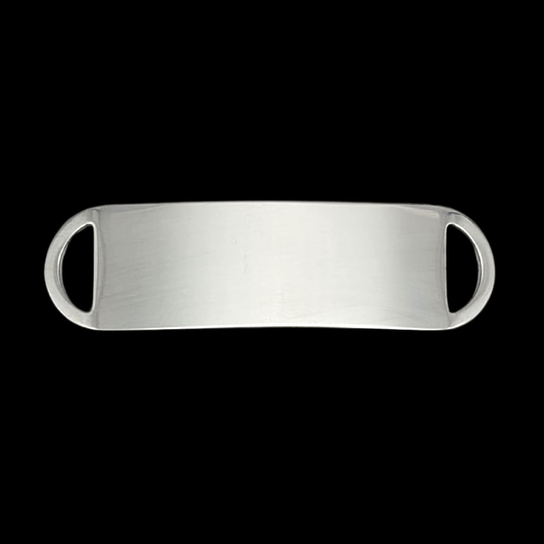 Engraved Stainless Steel ID Tags for Custom Bracelets and Personalized ...
