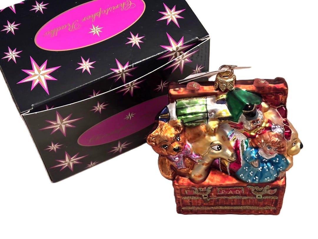 Christopher Radko FAO Toybox, FAO Schwarz Exclusive With Original Box ...