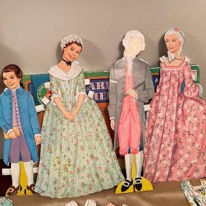 Paper Dolls in Early American Dress Styles - Etsy