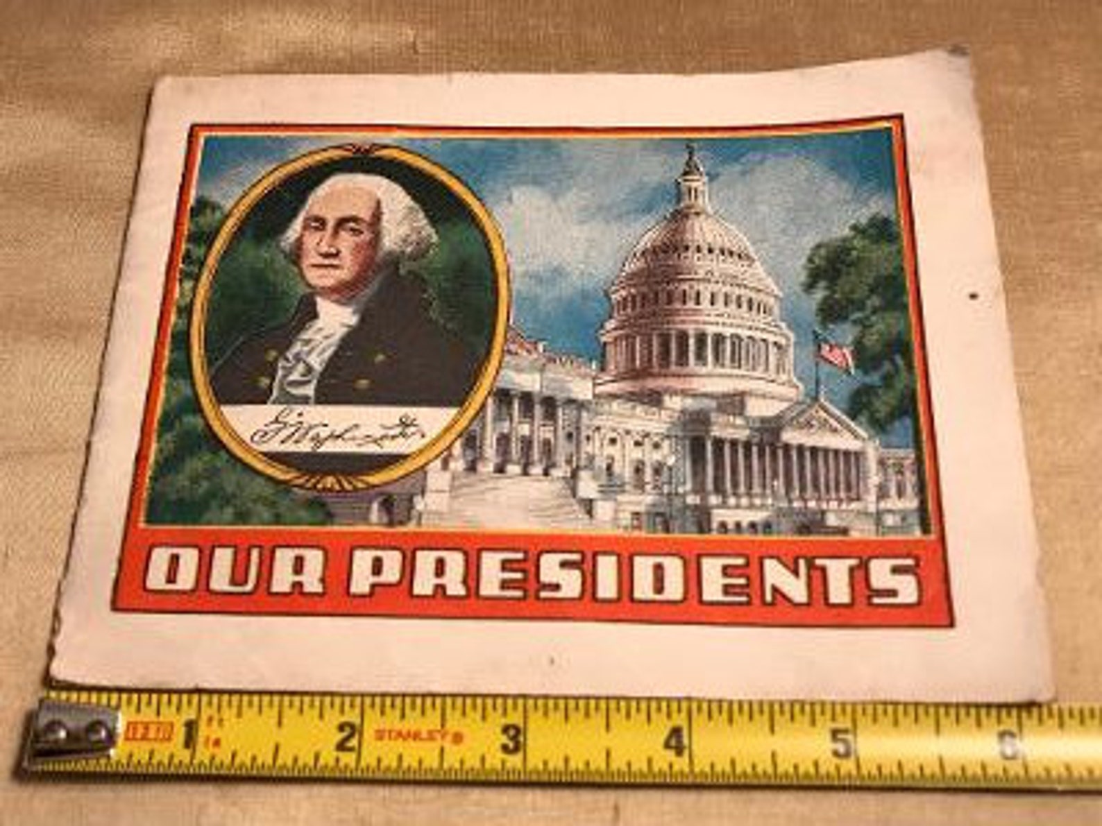 Our Presidents History Booklet Vintage Advertising From - Etsy