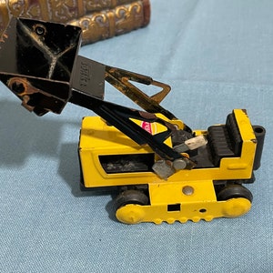 Vintage Tonya Small Yellow Pressed Metal Toy Front Loader/backhoe - Etsy