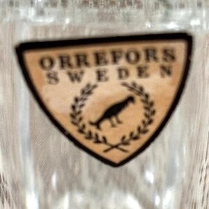 Vintage Orrefors Small Crystal Vase, Made in Sweden - Etsy