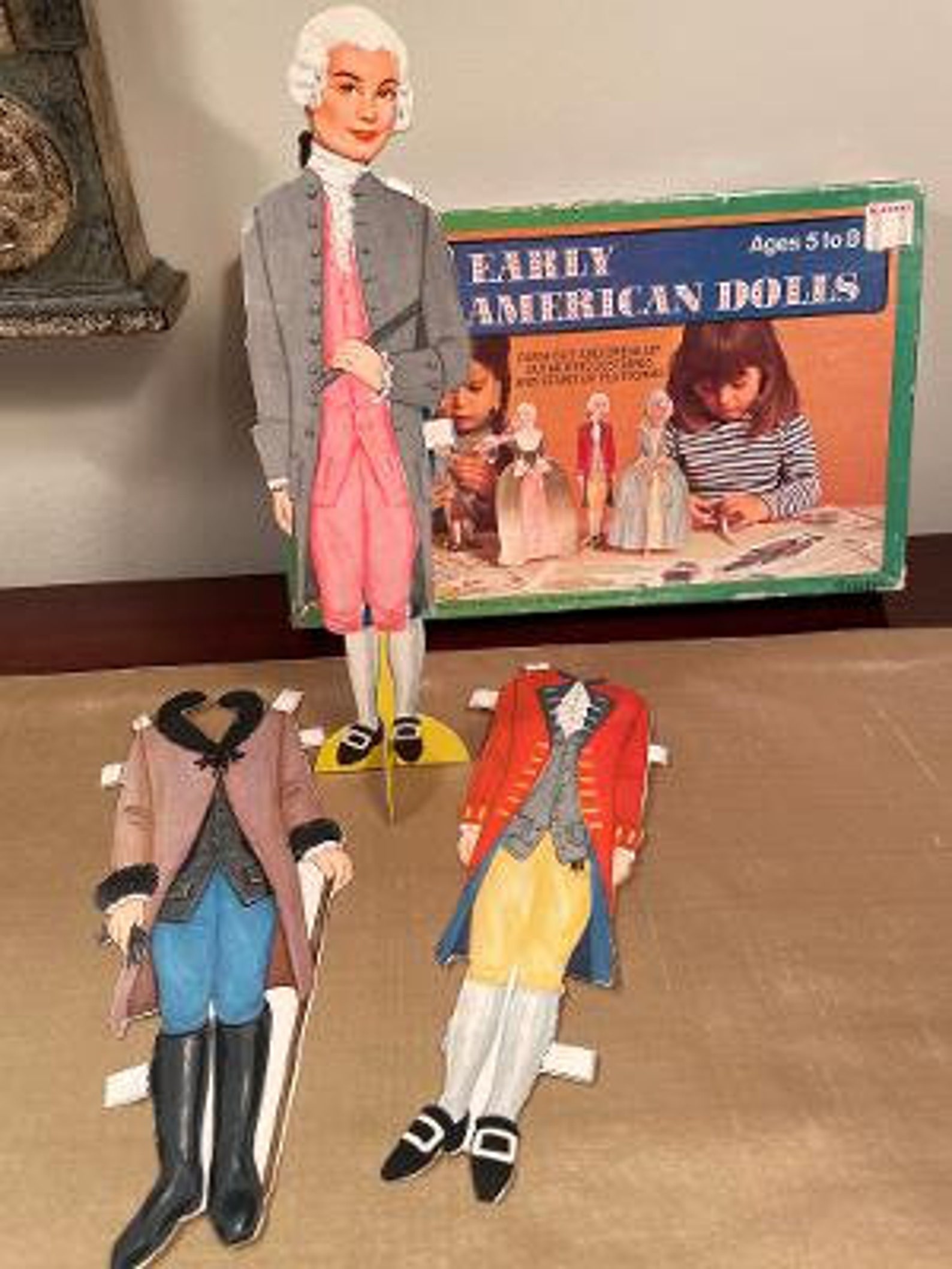 Paper Dolls in Early American Dress Styles - Etsy