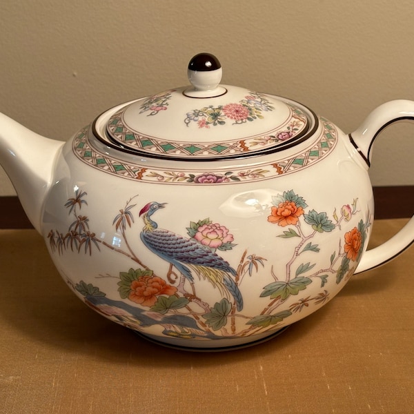Bone China Teapot - Etsy