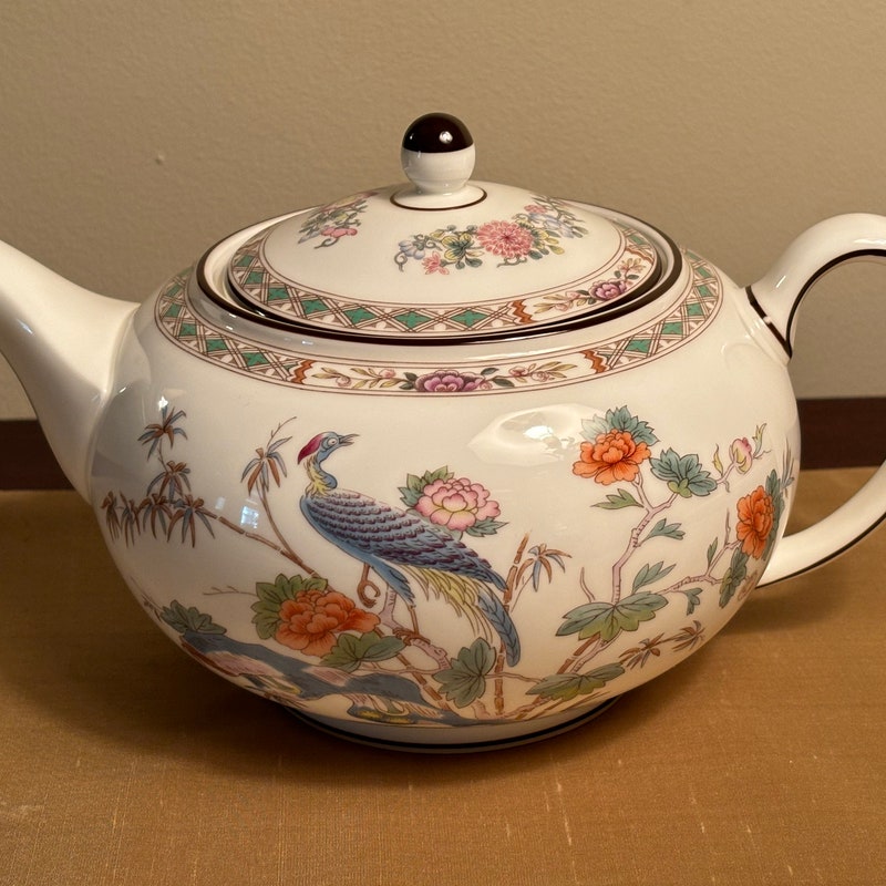 Bone China Teapot - Etsy