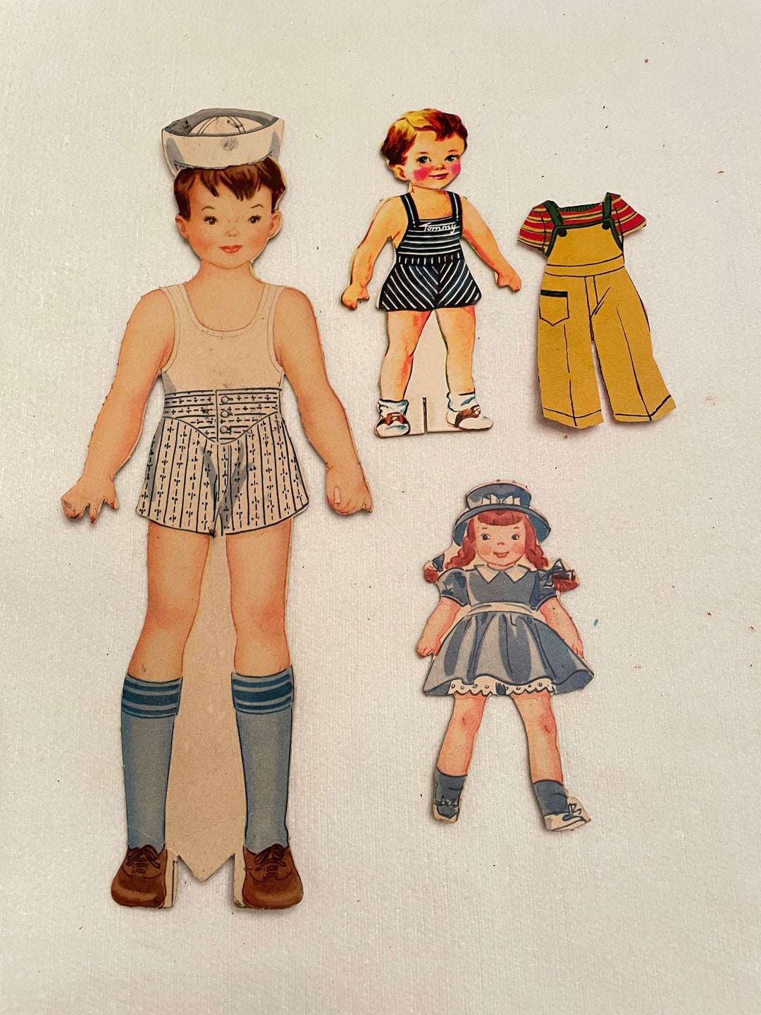 Vintage Paper Dolls - Etsy