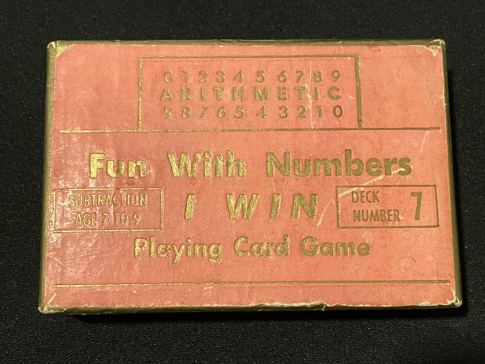 1951 Fun With Numbers Math Playing Card Game - Etsy