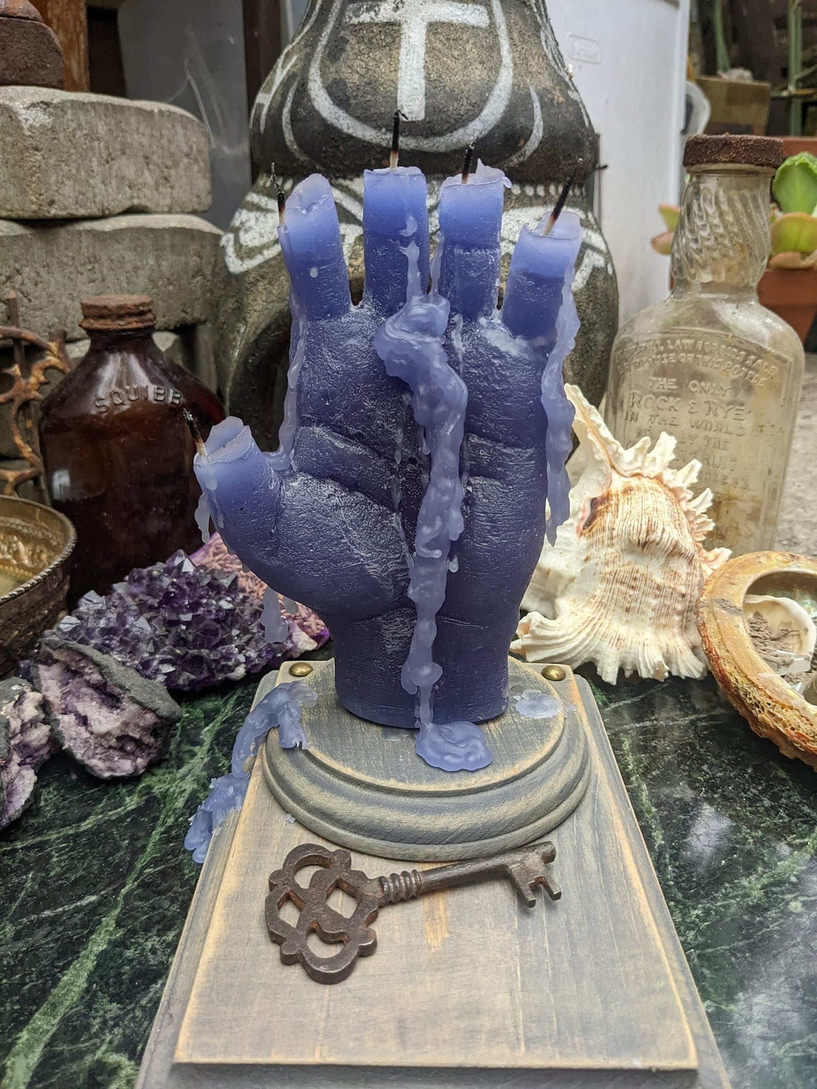 Hand of Glory Candle- Hand Cast for Magick and Rituals - Etsy