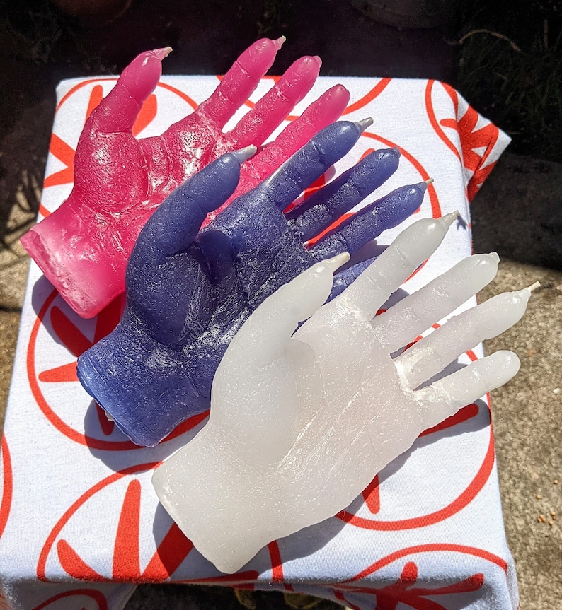 Hand of Glory Candle- Hand Cast for Magick and Rituals - Etsy