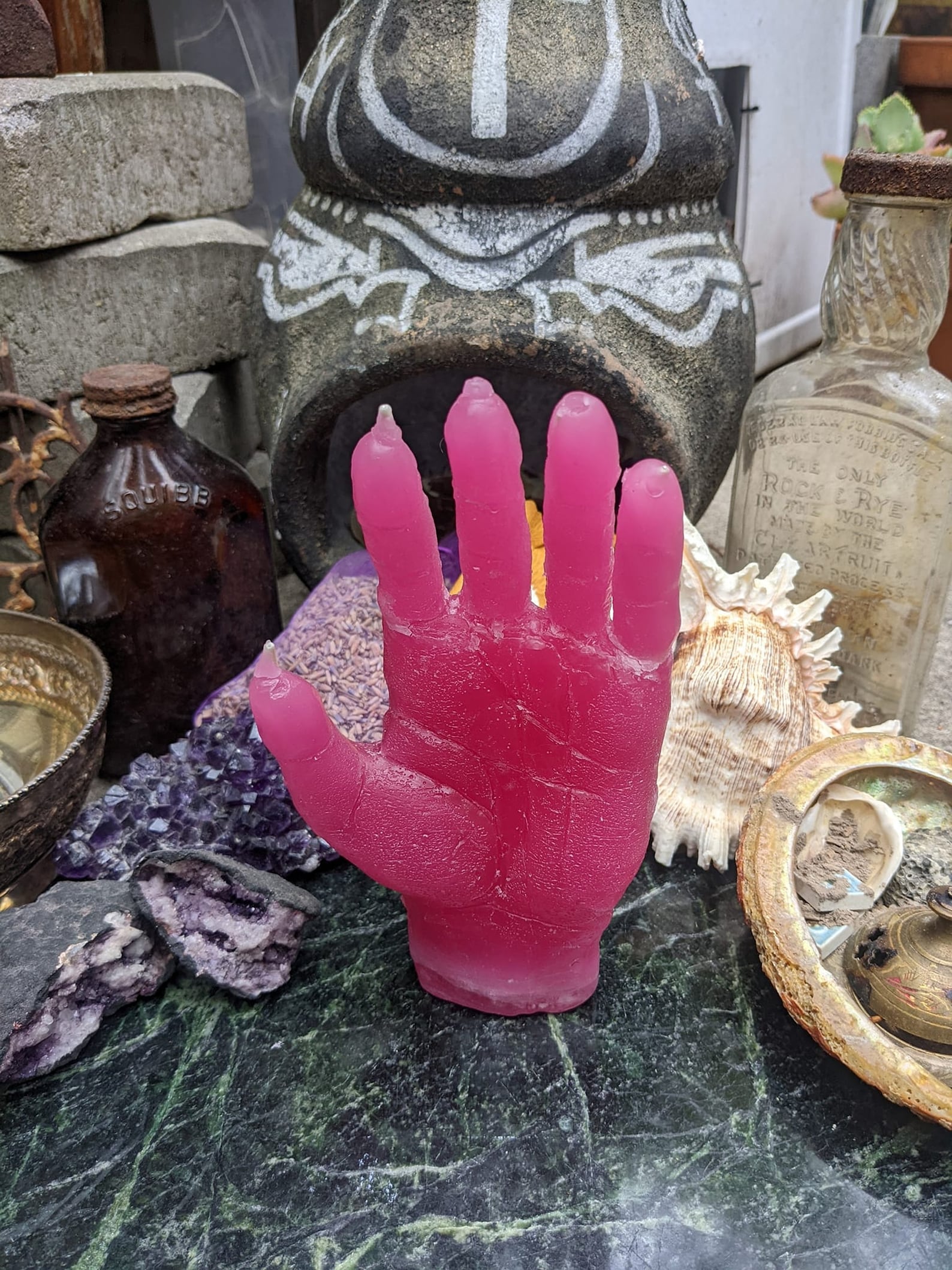 Hand of Glory Candle- Hand Cast for Magick and Rituals - Etsy