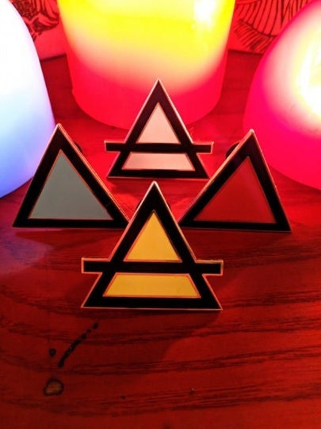 The 4 Elements LMNTS Alchemical Elemental Hard Enamel Lapel Pins - Etsy