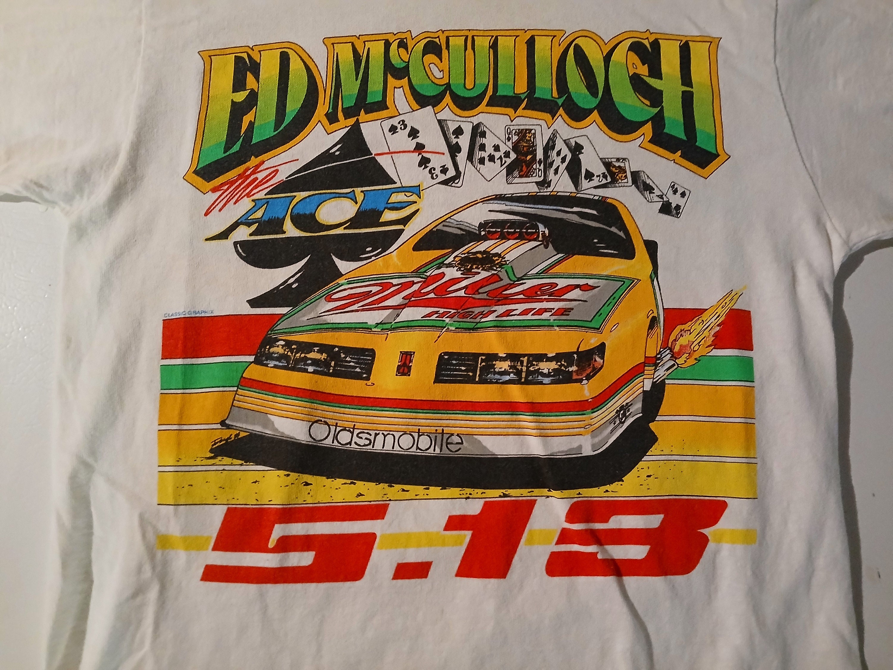 Ed the Ace Mcculloch TF/FC Team Shirt 1989 NHRA Drag Racing - Etsy