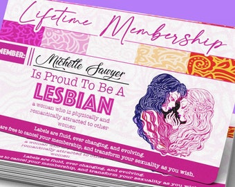 Gay Membership Card | Etsy