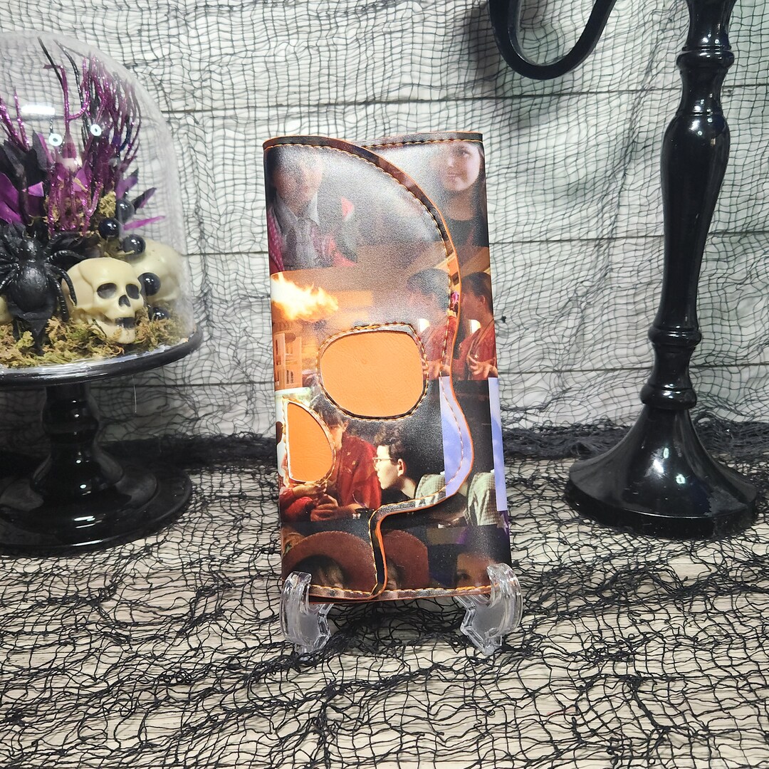 Witch Skull Wallet, Ymir Skull Wallet, Handmade Wallet, Spooky Trifold ...