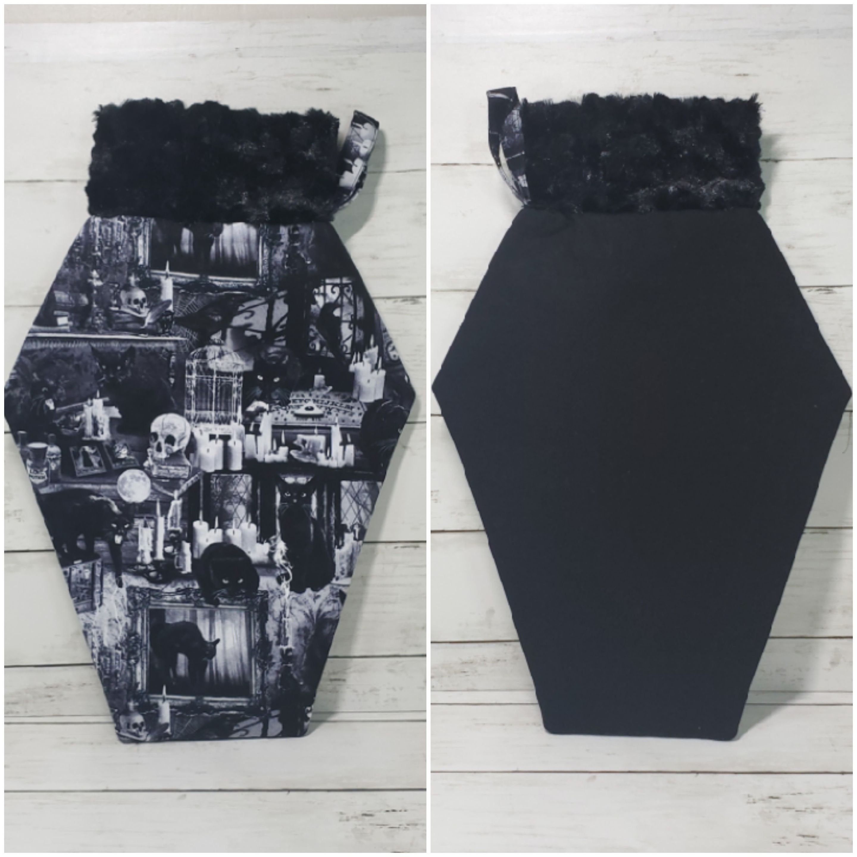 Coffin Stockings Gothic Christmas Stocking Goth Christmas | Etsy