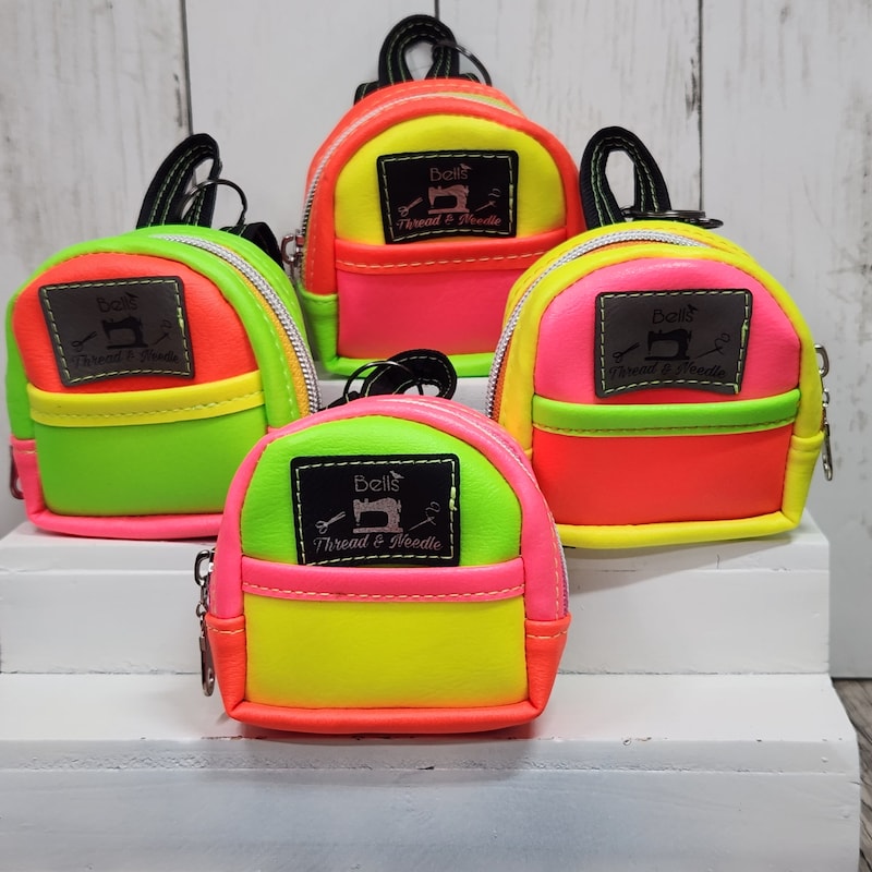 Mini Backpack Keychain - Etsy