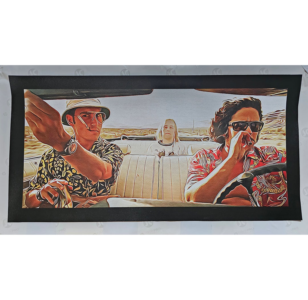 Fear and Loathing in Las Vegas Movie Scene 12" X 24" Poster Cartoon ...