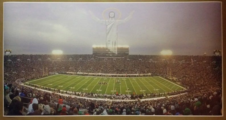 Touchdown Jesus ENORMOUS 46 X 24 Poster Print - Etsy
