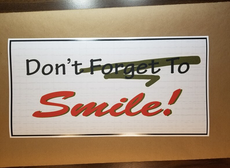 Joker Don't Forget to Smile 12 X 24 Movie - Etsy