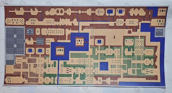 Zelda Nes Map Printable The Legend Of Zelda In Minecraft 1.0