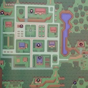 Zelda Poster Print Link to the Past Light/dark World Map - Etsy