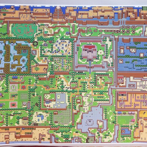 The Legend of Zelda: the Wind Waker World Map Poster - Etsy