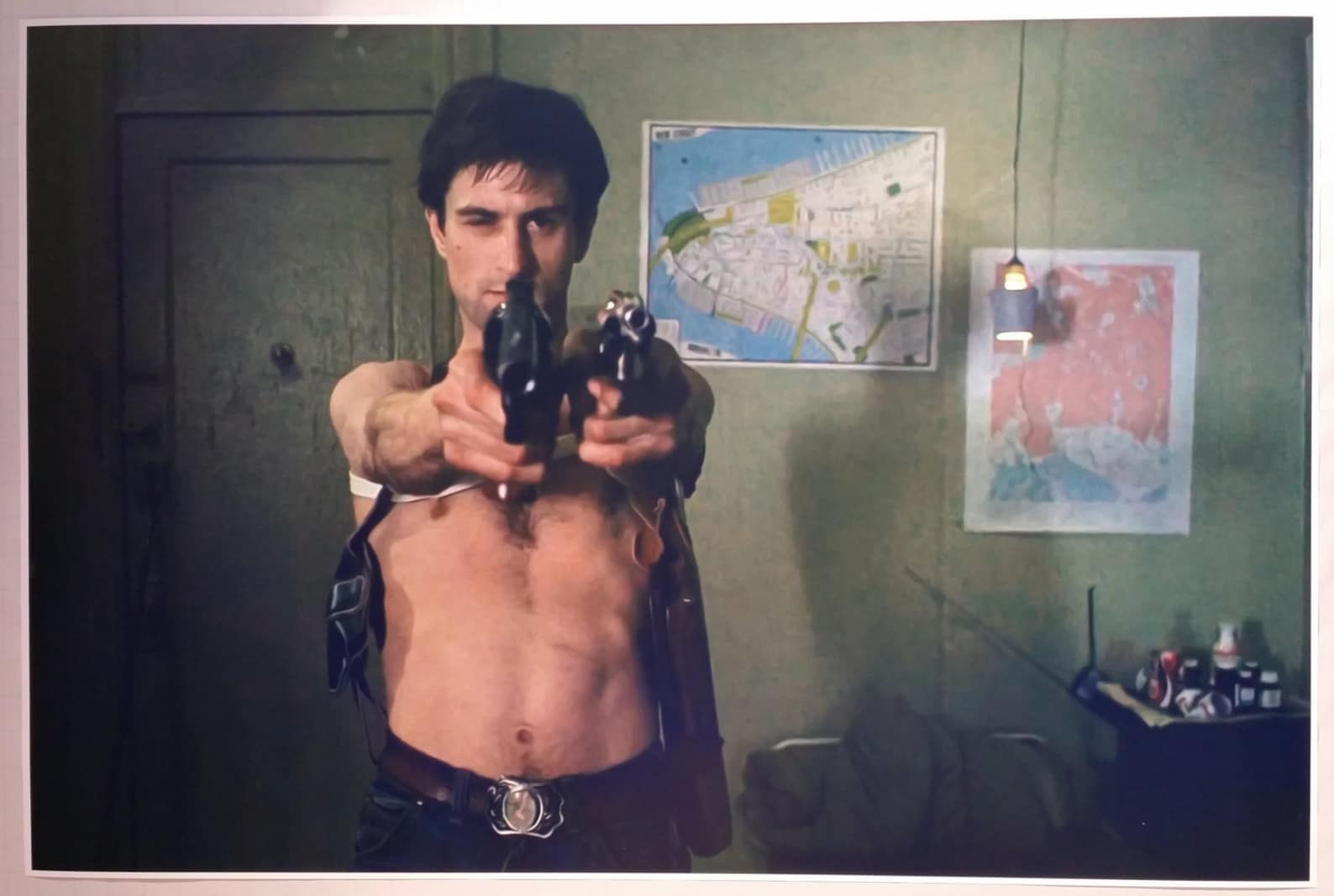 Taxi Driver Gun Movie Scene 36 x 24 Digital | Etsy