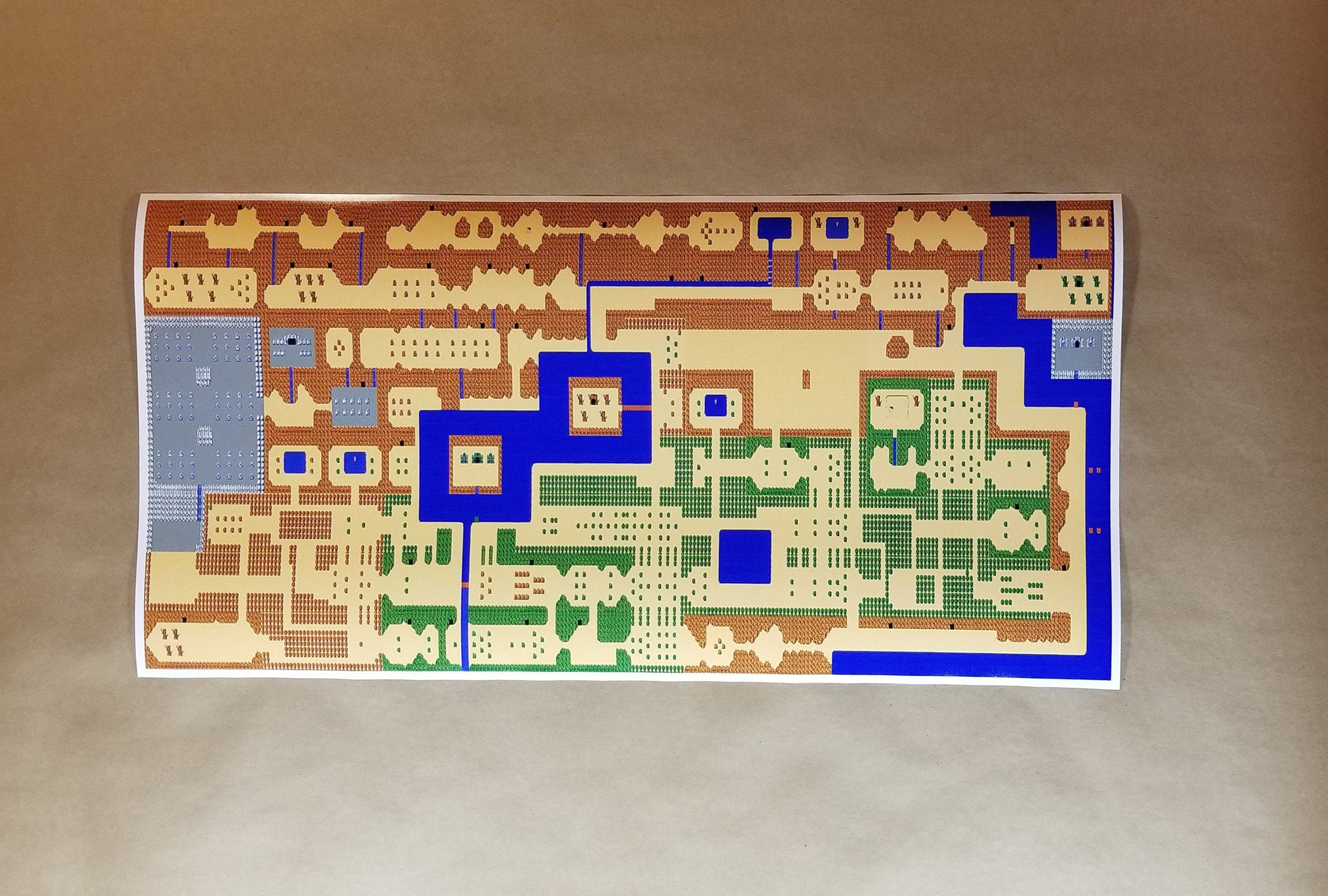 Zelda Nes Map Printable