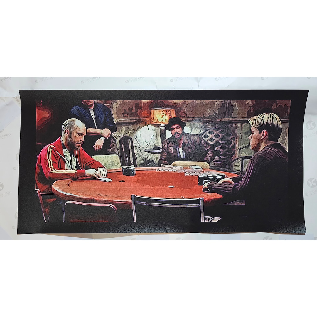 Rounders Movie Scene 12" X 24" Poster Cartoon Mike Teddy KGB Animation ...