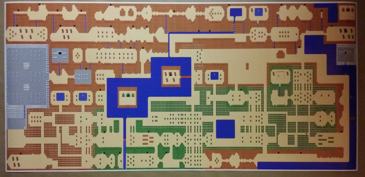 Zelda Nes Map Secrets